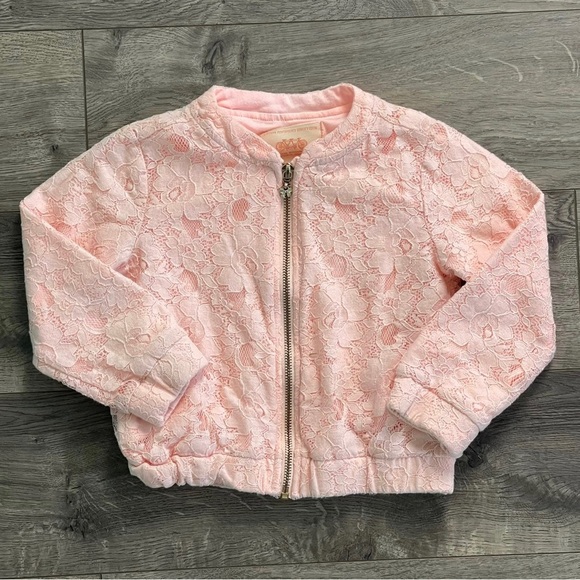 Mayoral | Jackets & Coats | Mayoral Jeans Spain Pink Floral Lace Bomber ...